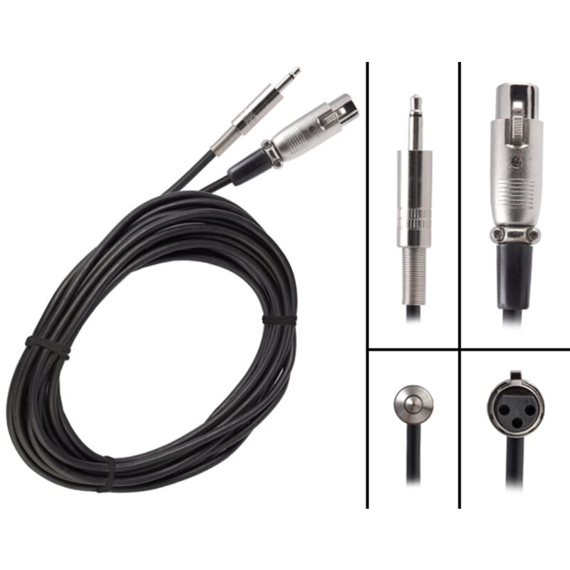 Schwanenhals Tisch- Richtmikrofon Uni-Directional GN-1 mit 3,5mm Mono ...